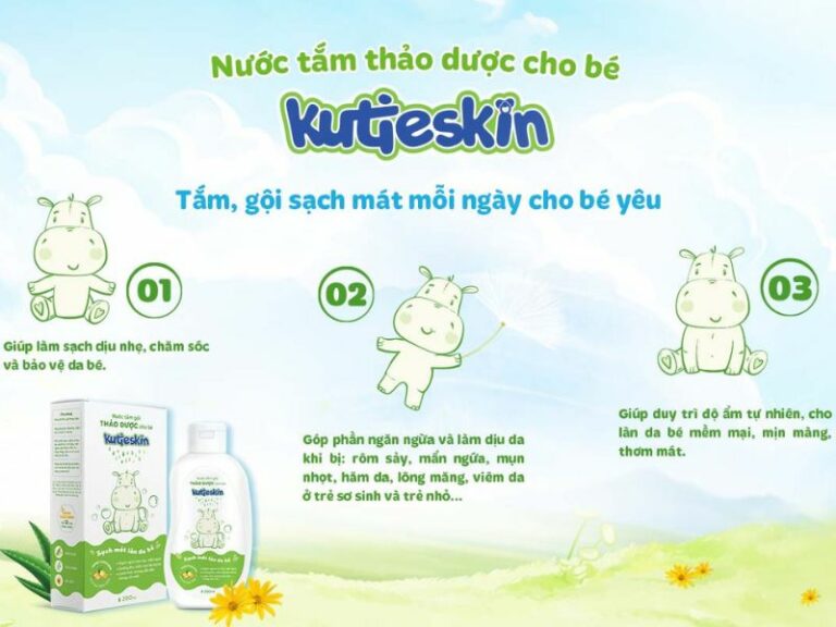 4 loại nước tắm trị rôm sảy cho bé tốt nhất mùa hè